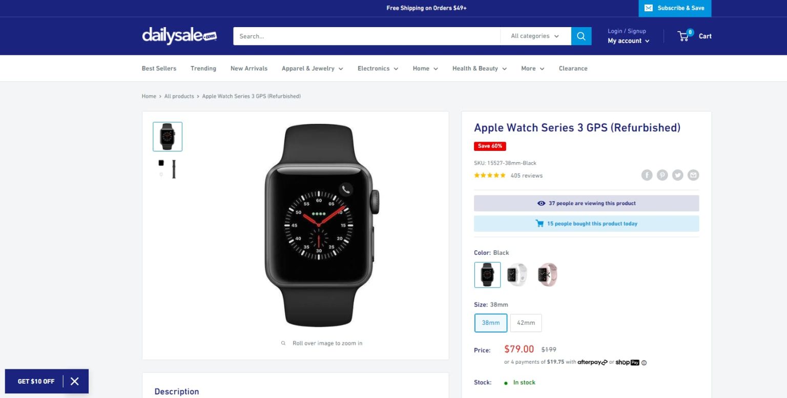 10 General Dropshipping Store Examples With Themes Used